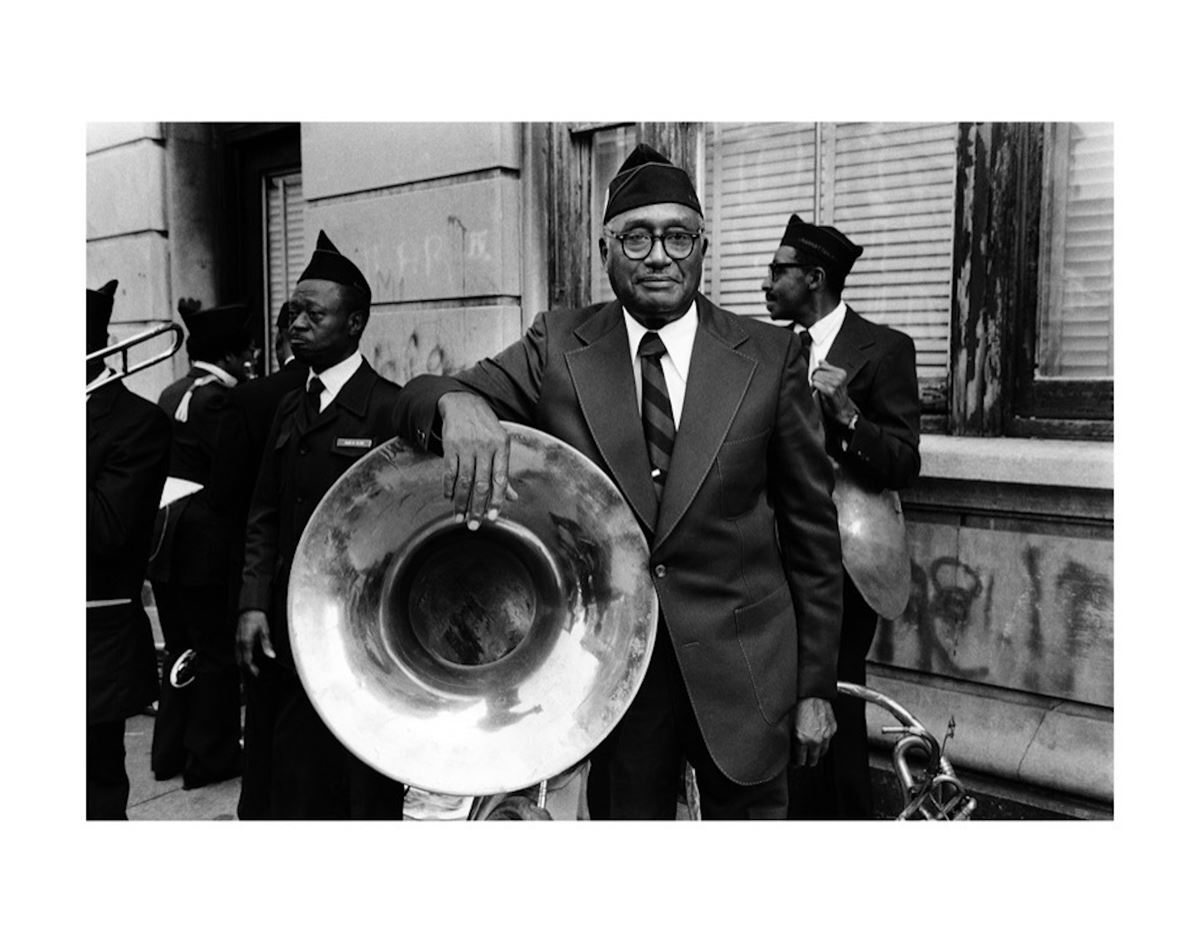 Men from the 369th Regiment Marching Band, Harlem, NY, 1977 by Dawoud ...