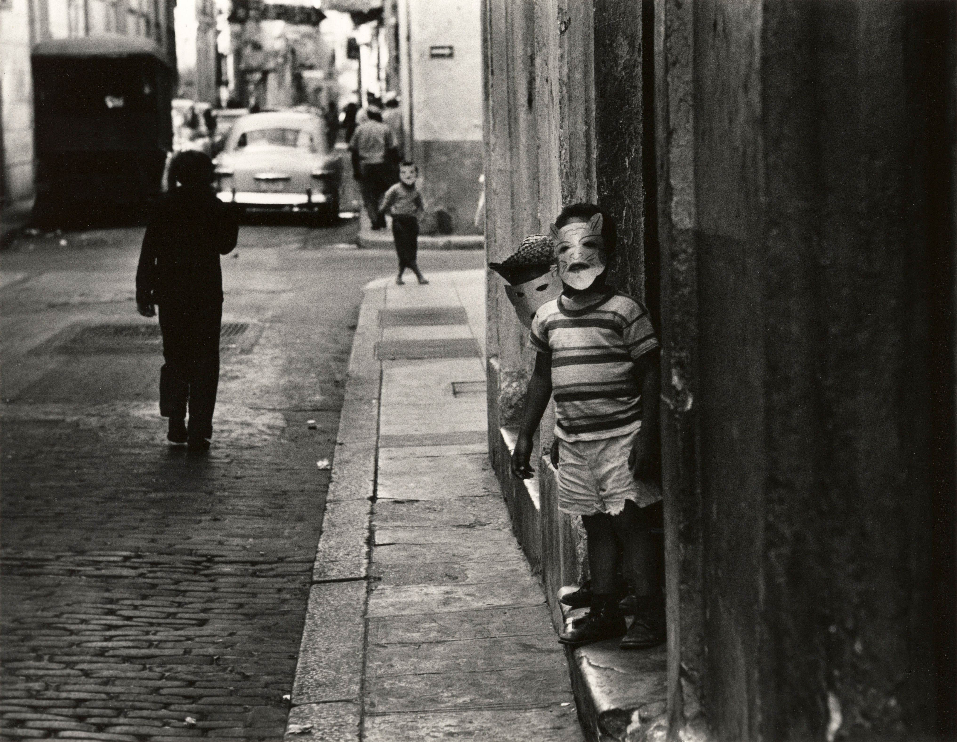 Masked children, Havana, Cuba,, 1959 by Frank Paulin | Ocula