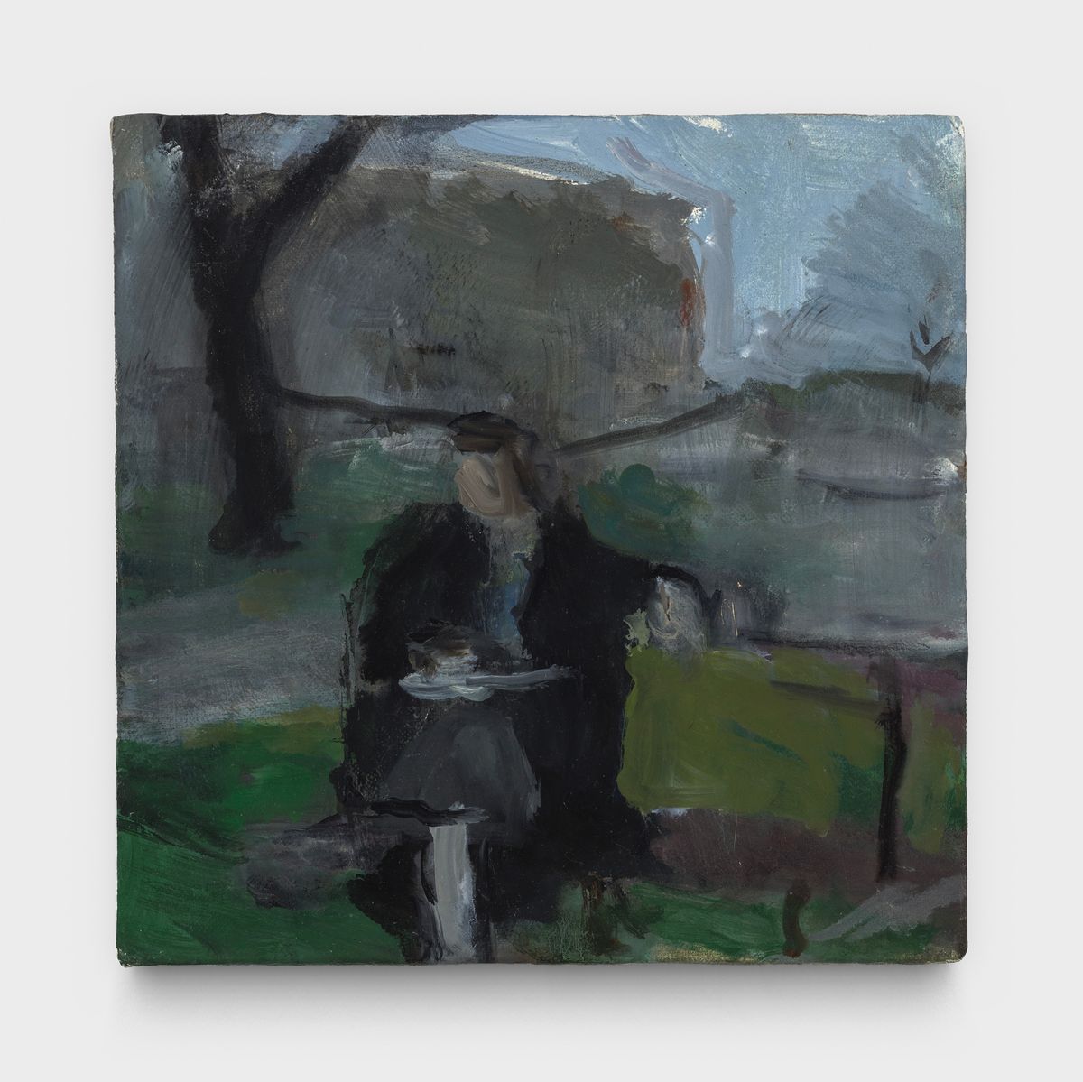 Woman on Bench, 2023 by Janice Nowinski | Ocula