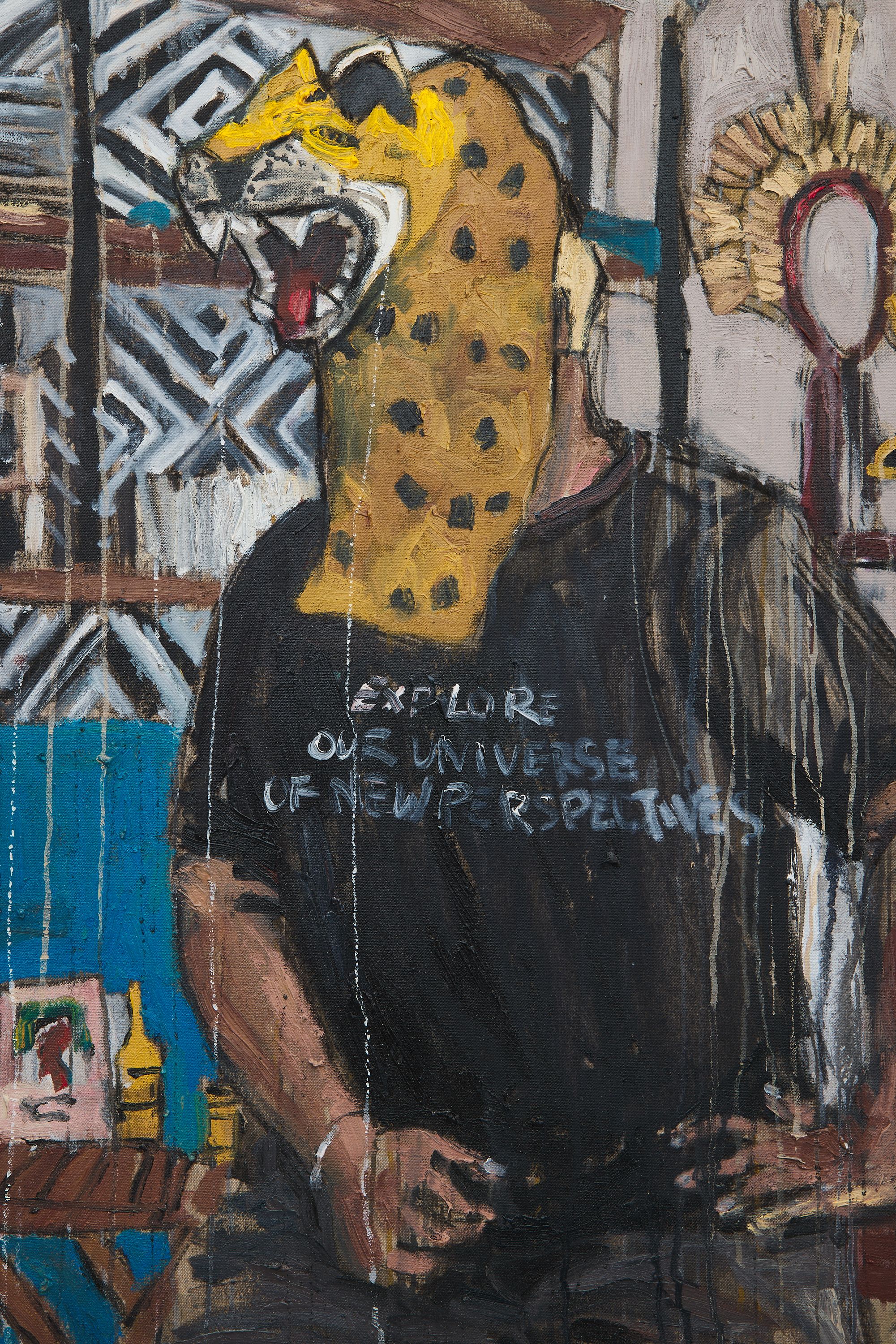 Denilson Baniwa from the series Artists in the Studio, 2023 by Panmela ...