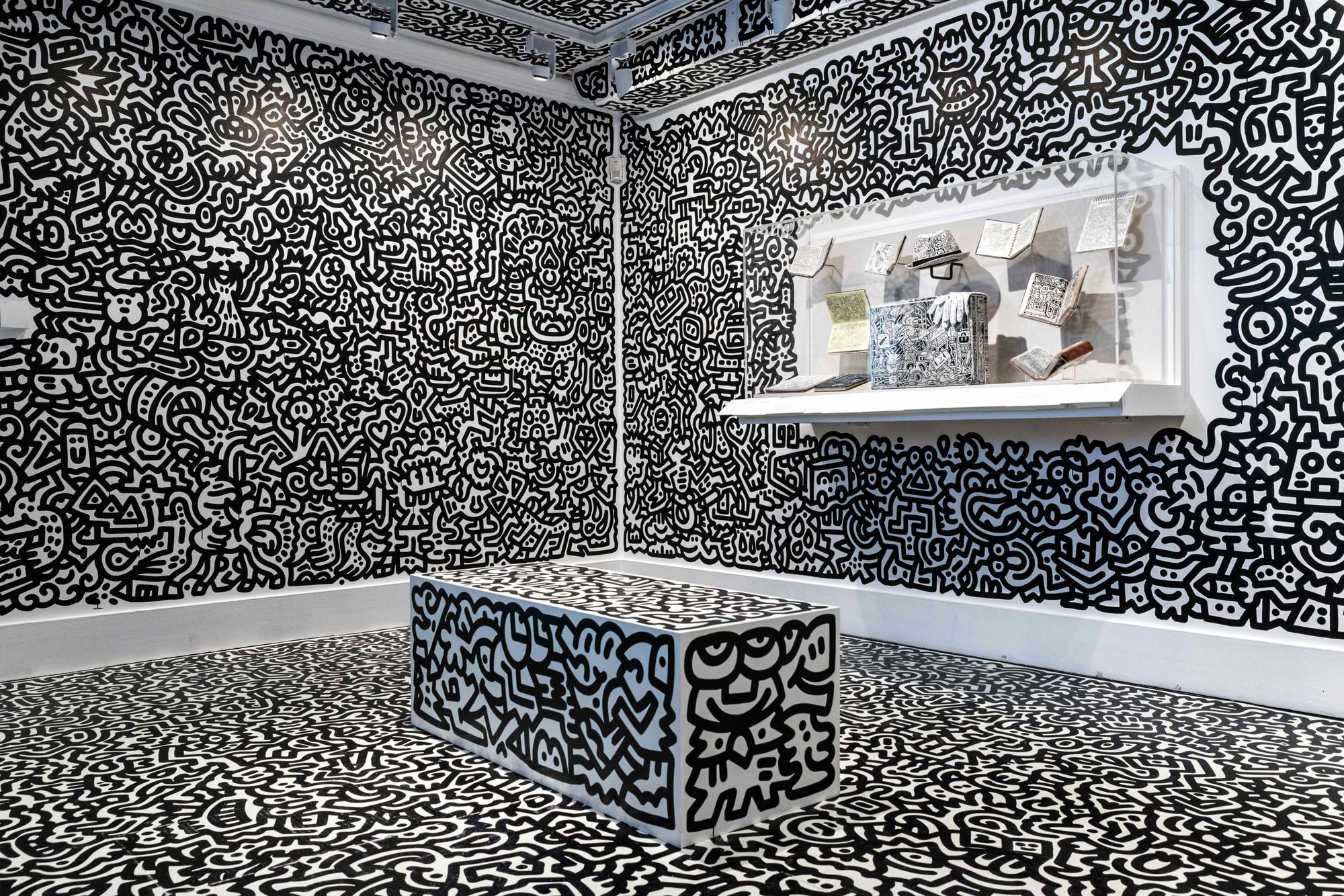 Mr Doodle, 'Museum Mayhem' at Pearl Lam Galleries, Hong Kong on 3 May–1 ...