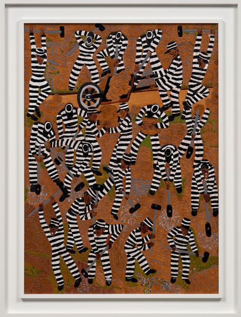 Cracking Rocks, 2011 by Winfred Rembert | Ocula