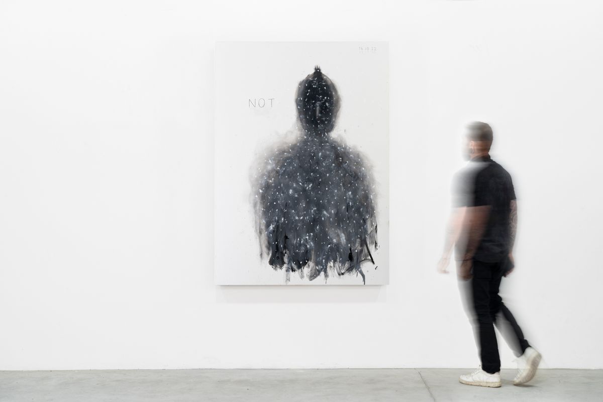 Self-portrait in snow storm, 2022 by Not Vital | Ocula