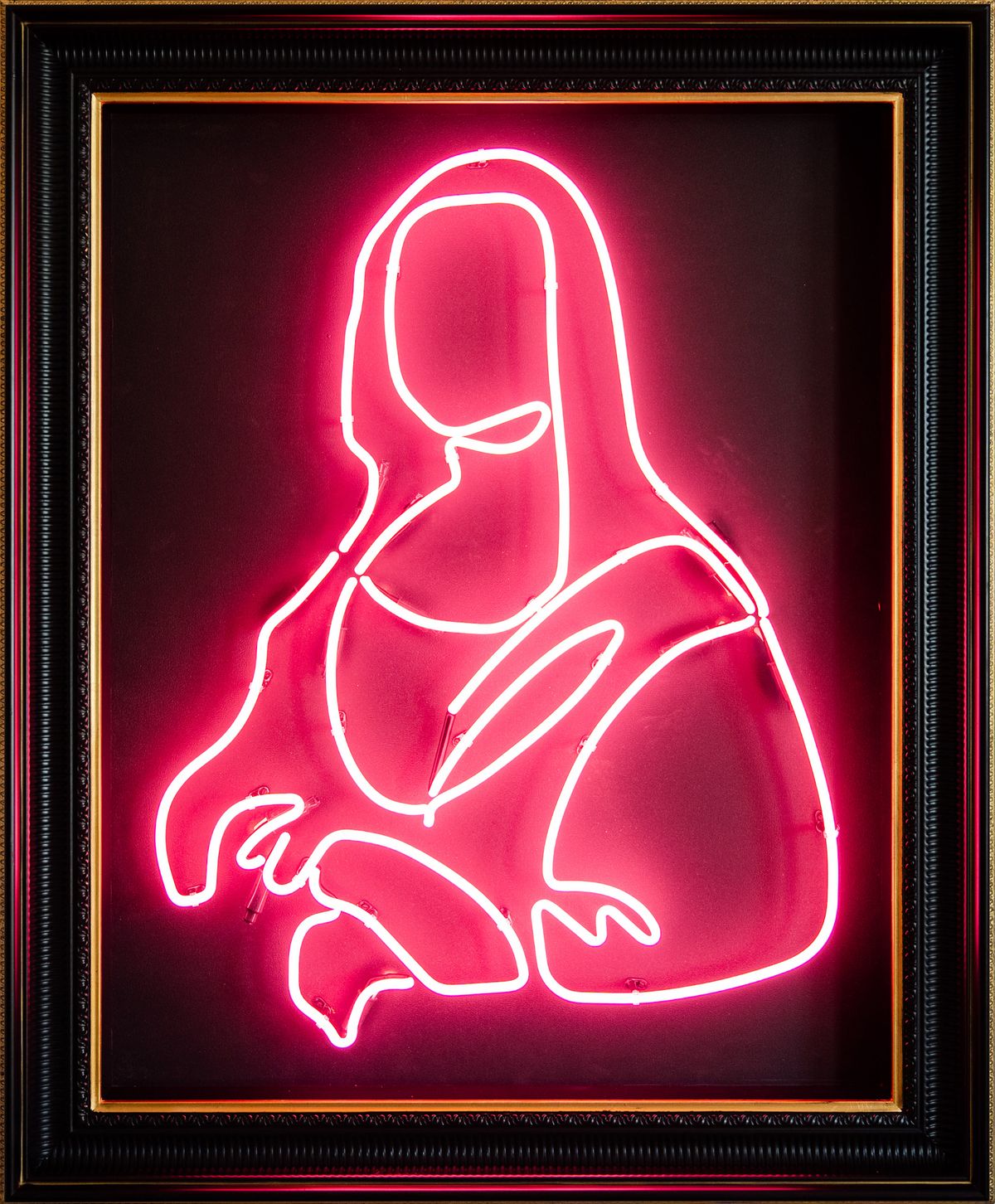 Neon Mona - After Leonardo Da Vinci, 2022 by Frans Smit | Ocula