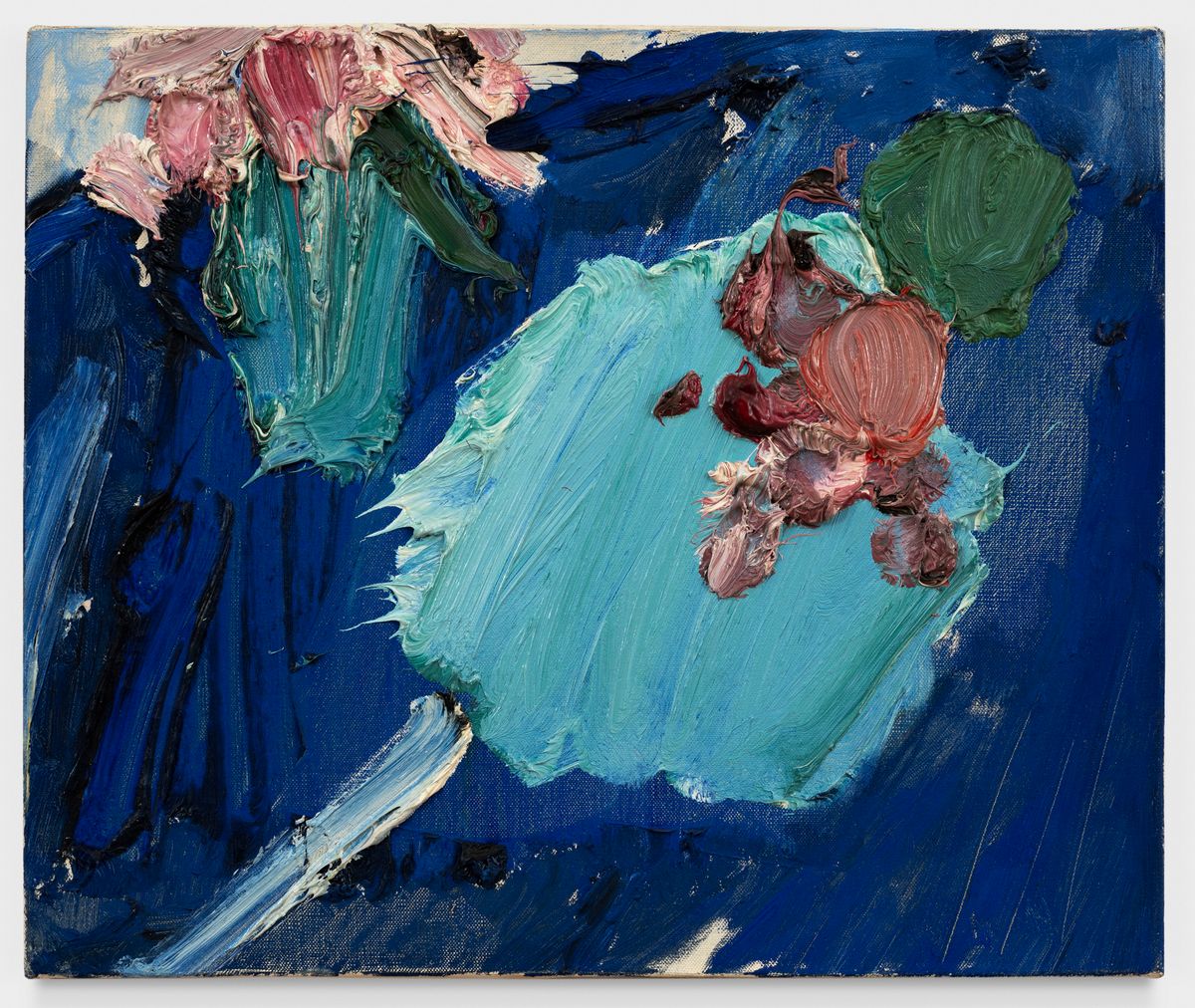 Untitled, 1962 by Manoucher Yektai, Oil on canvas, 15 x 18 inches (20 ...