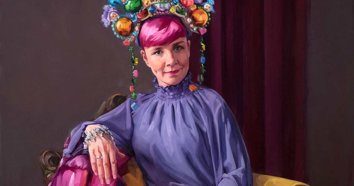 Portrait of Comedian Cal Wilson Wins Packing Room Prize 2023 | Ocula