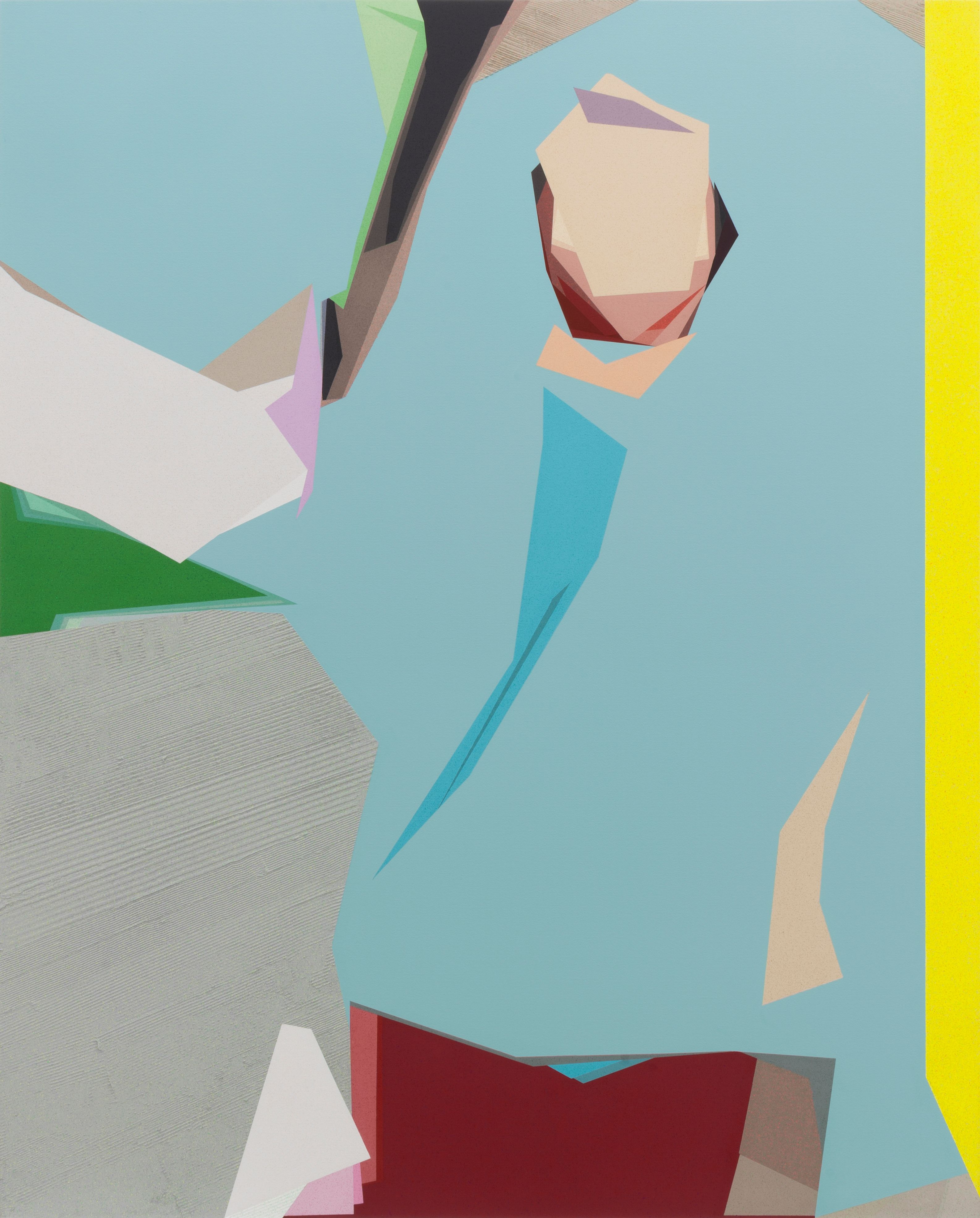 "Vague portraits Blue person", 2023 by Tomohito Ushiro | Ocula