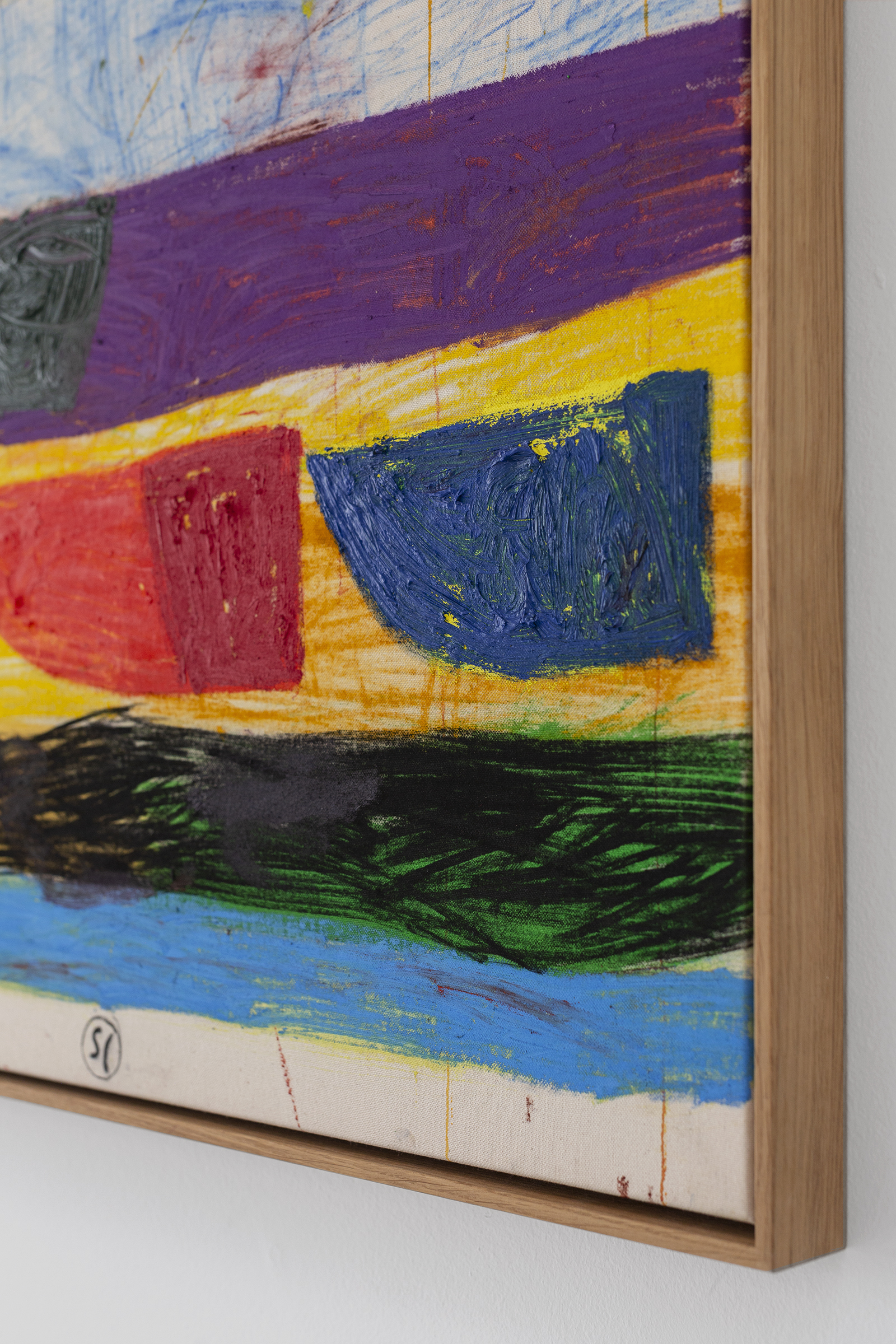 Untitled, 2023 by Sune Christiansen, Dry pastel, oil stick, charcoal ...