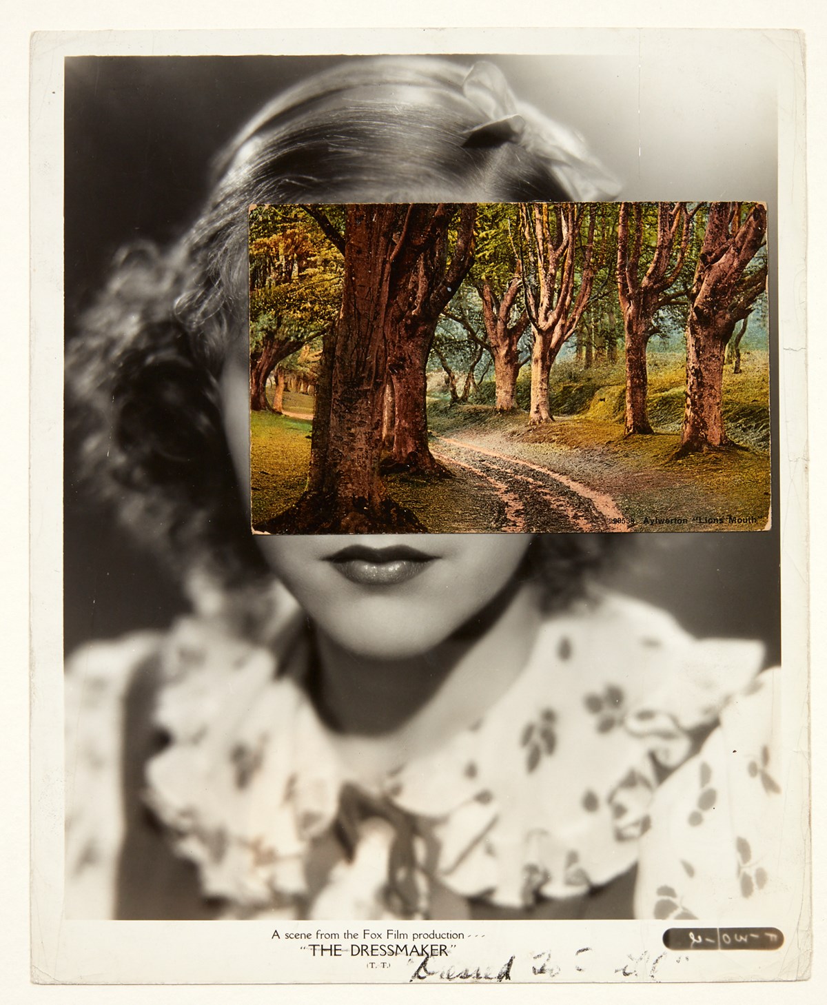 Mask (Film Portrait Collage) CCXXIV, 2015 by John Stezaker | Ocula