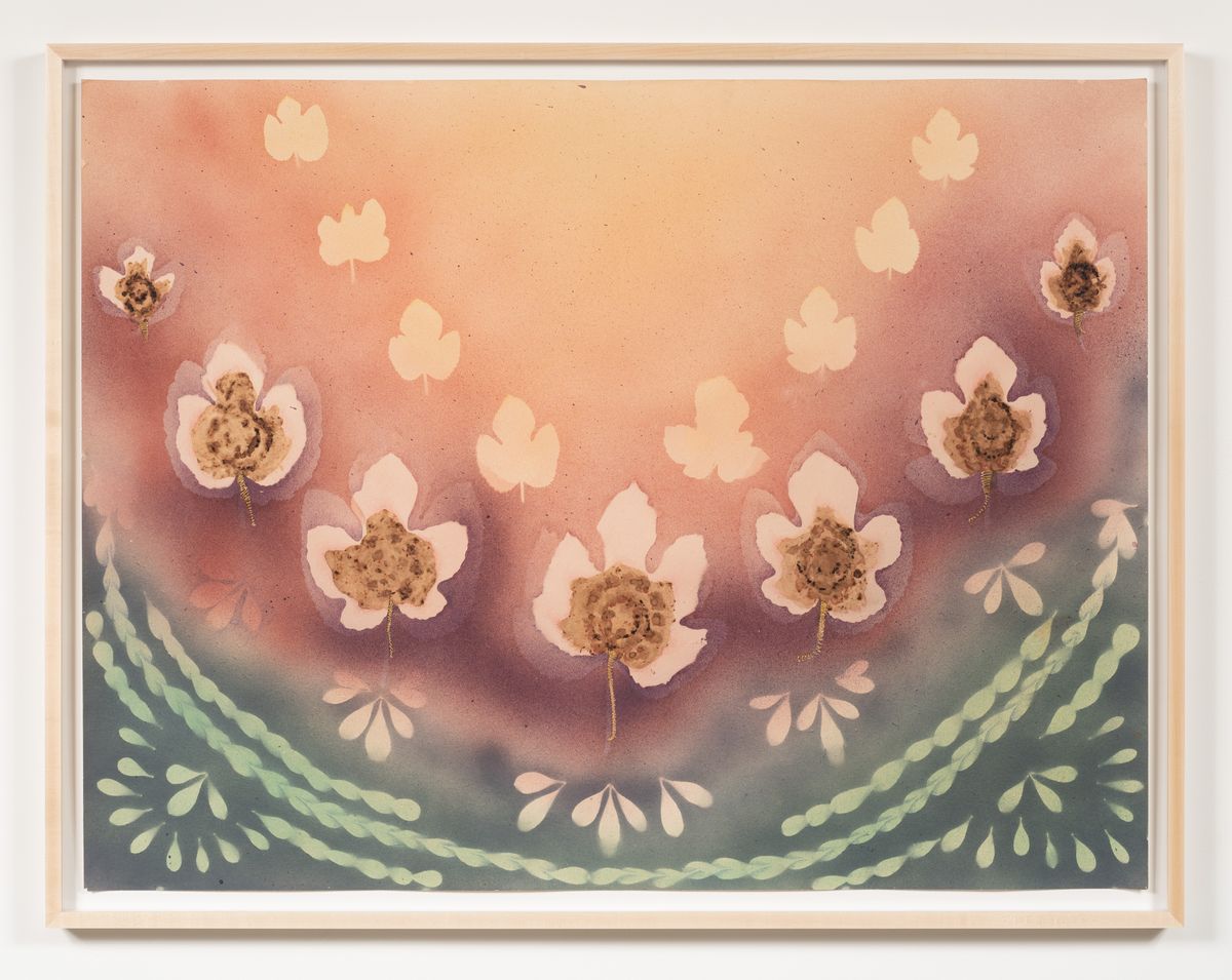 Leaf Goddess, 1976 by Faith Wilding, Mixed media on paper, (1) | Ocula