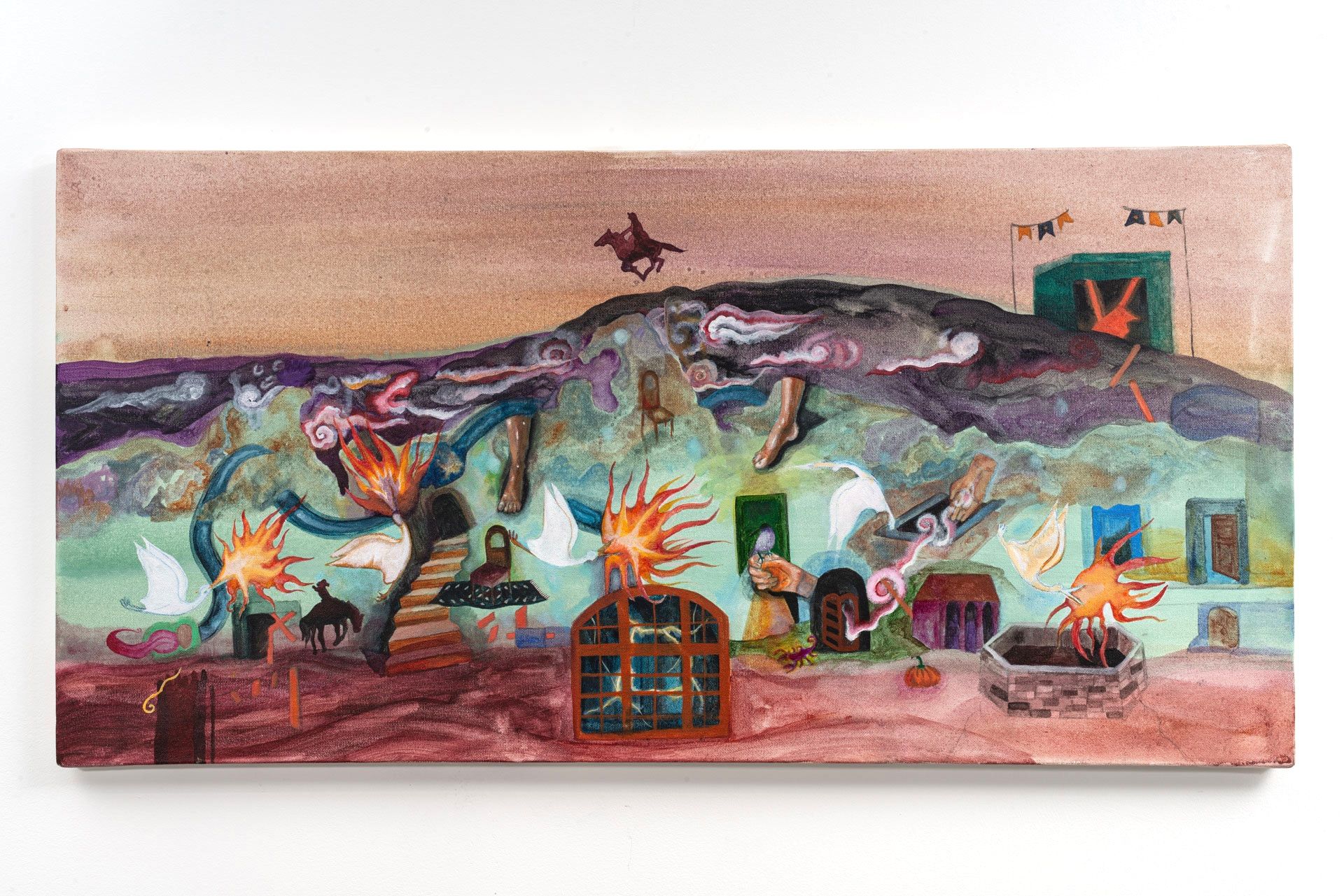 Noorain Inam Fans Flames and Fantasy at NADA Miami 2024 | Ocula