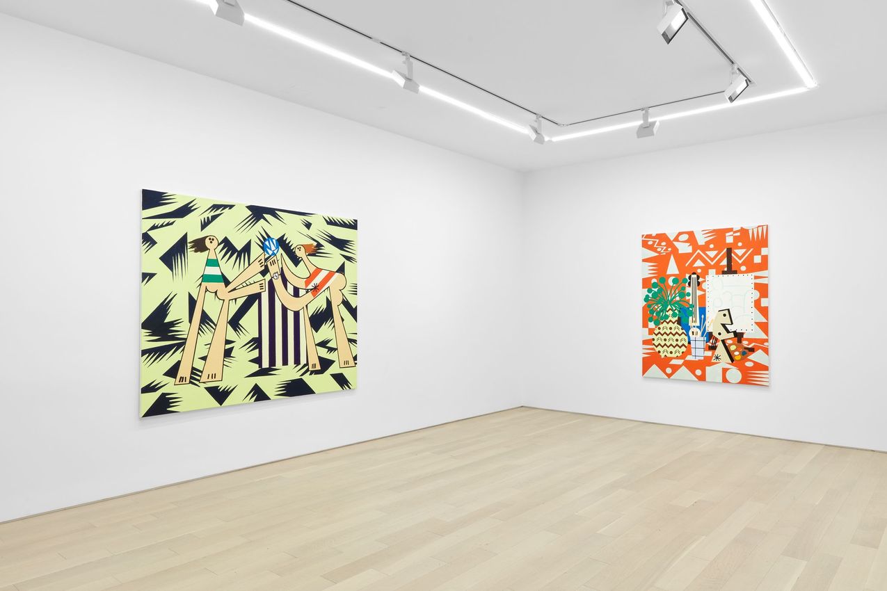Farah Atassi, 'Paintings' at Almine Rech, New York, Upper East Side ...