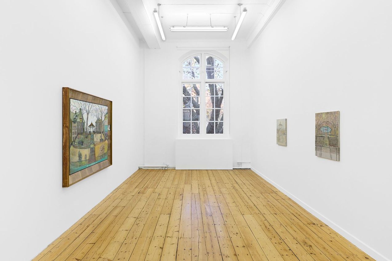 'Merlin James' at Maureen Paley, Studio M, London, United Kingdom on 15 ...