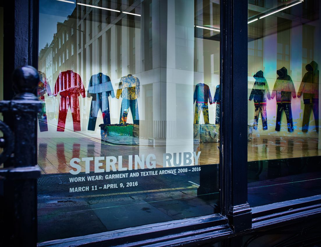 Sterling Ruby, 'WORK WEAR: Garment and Textile Archive 2008-2016' at ...