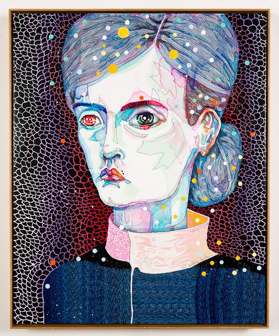 shiny, 2014 by Del Kathryn Barton | Ocula