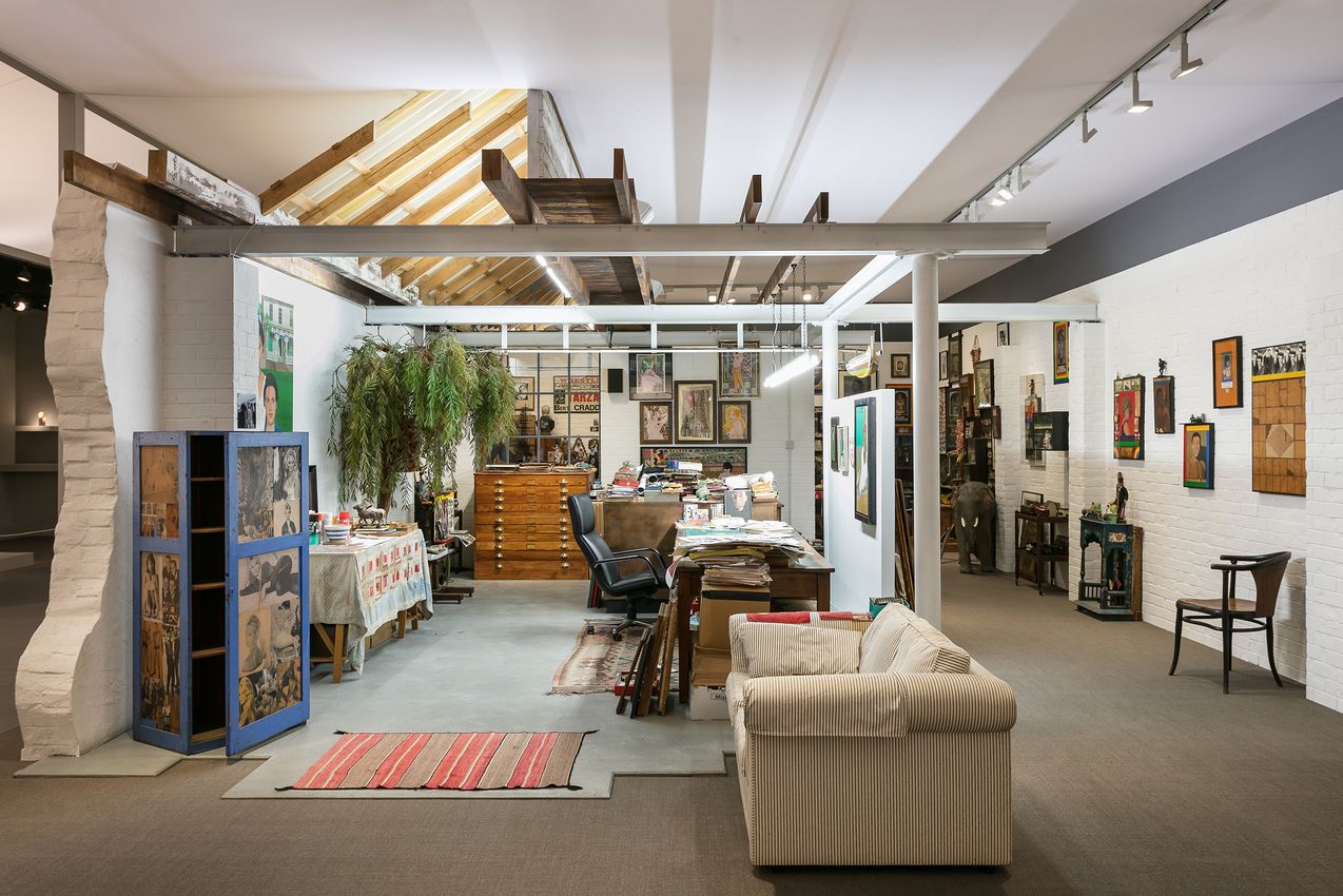 ''At work with Peter Blake' at Frieze Masters' at Waddington Custot ...