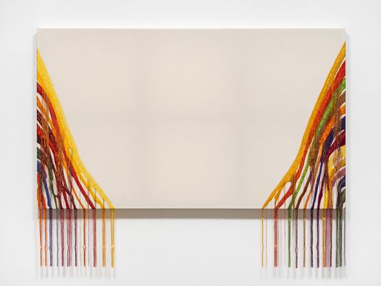Abstract Weave / Morris Louis Alpha Upsilon 1960 SS03, 2019 by Kyungah ...