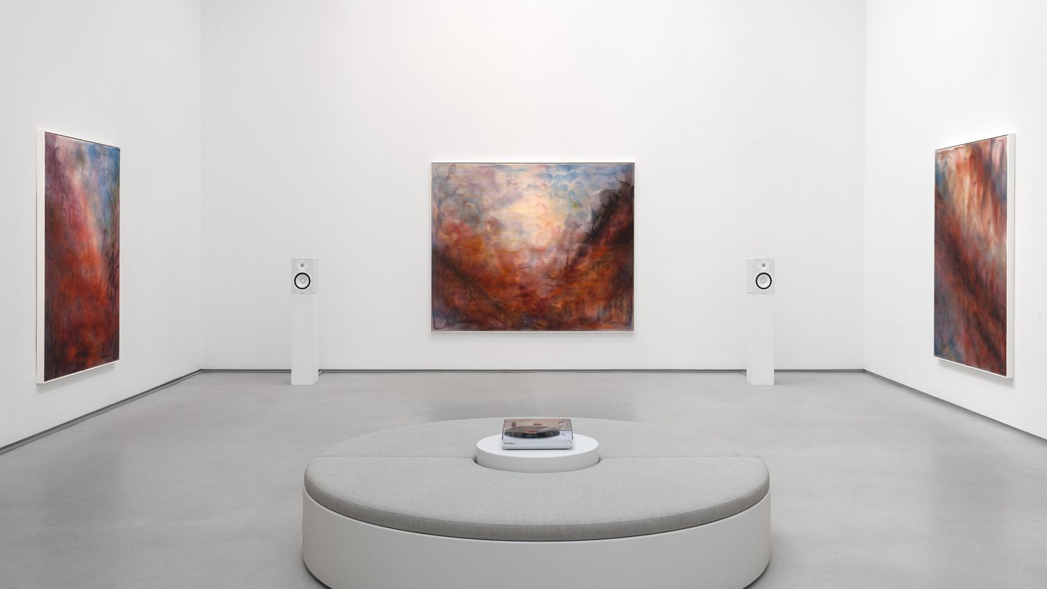 Oliver Beer, 'Resonance Paintings: The Cave' at Thaddaeus Ropac, Paris ...