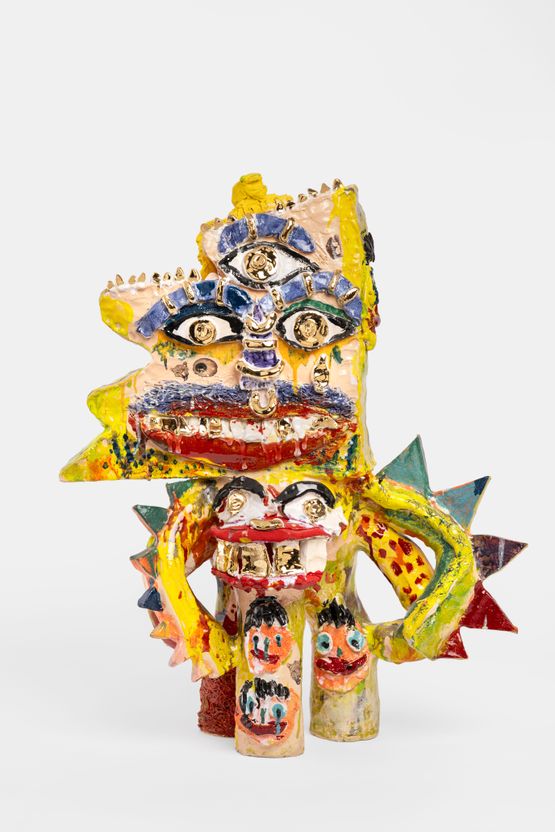 Yellow Spikey Figure, 2023 by Ramesh Mario Nithiyendran | Ocula