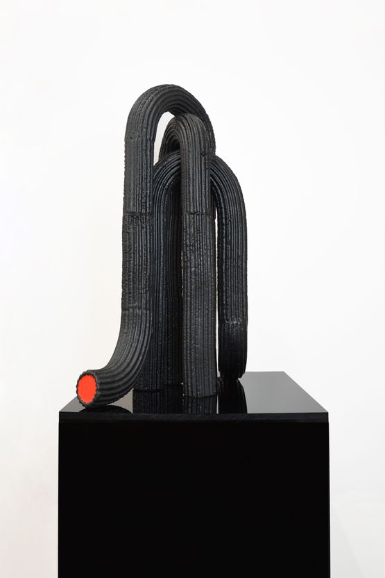 Crystal Tips, 2025 by Eva Rothschild, Glazed ceramic, perspex, 56 x 38 ...