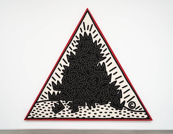 A Pile of Crowns for Jean-Michel Basquiat, 1988 by Keith Haring | Ocula