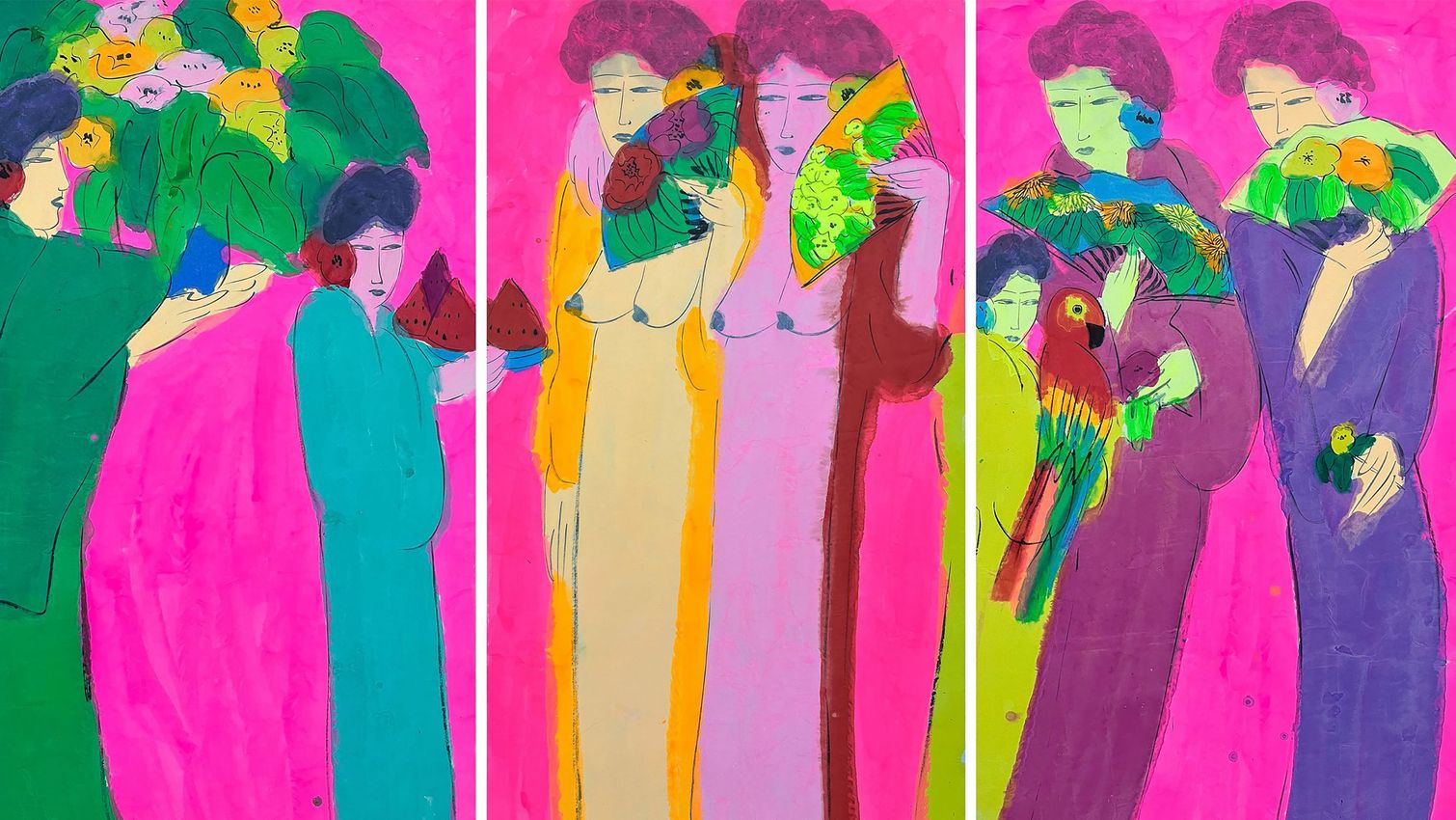 Walasse Ting, 'Joy, Temptation and Magic' at Alisan Fine Arts, Central, Hong Kong on 11 Dec 2024 ...