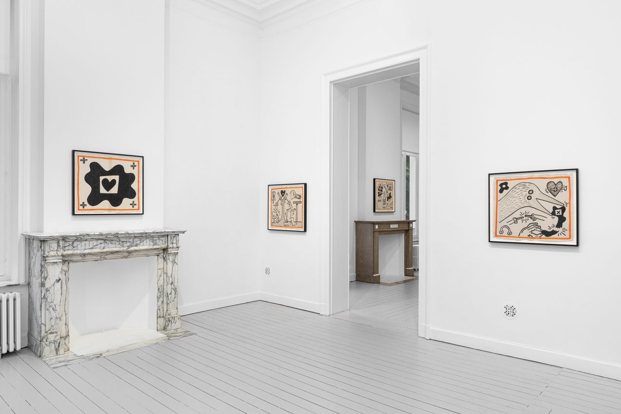 'Keith Haring' at Gladstone Gallery, Grote Hertstraat, Brussels ...