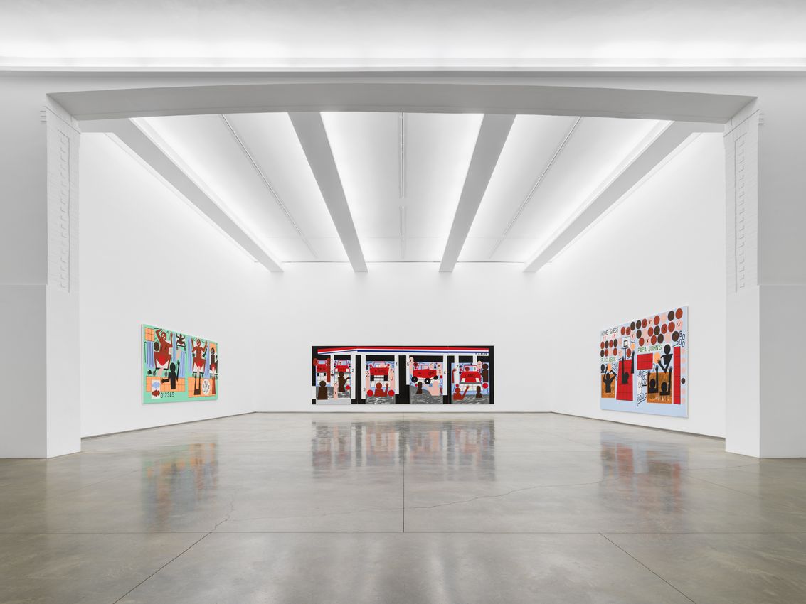Nina Chanel Abney, 'Lie Doggo' at Jack Shainman, 20th Street, New York ...