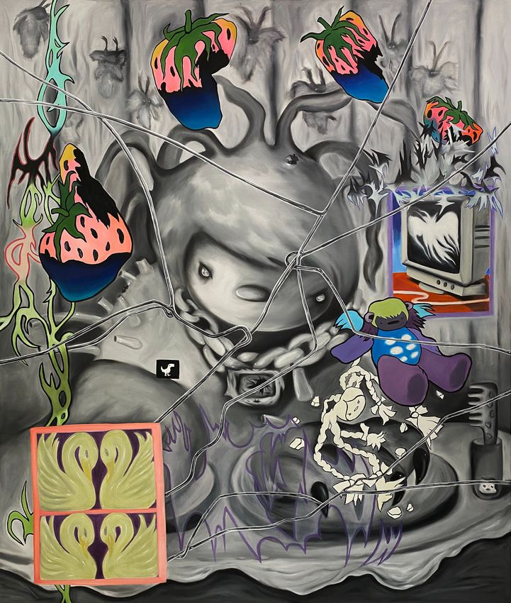 Chanida Voraphitak, 'PASSCODE , THE DARK DAY' at BANGKOK CITYCITY GALLERY, Bangkok, Thailand on ...