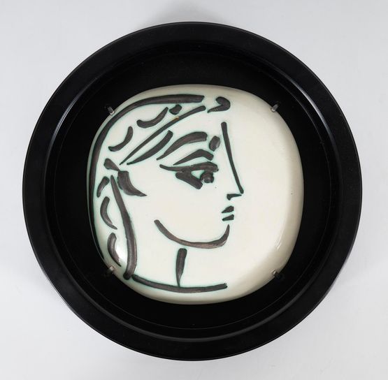 Profil de Jacqueline (A.R. 383), 1956 by Pablo Picasso | Ocula