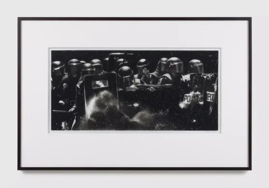 Study of Riot Cops w/ Tear Gas Guns + Shields, 2018 by Robert Longo ...