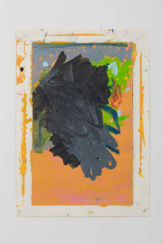 Untitled, 2015 by Bruno Dunley, Oil on paper, 58 x 42 cm (14) | Ocula