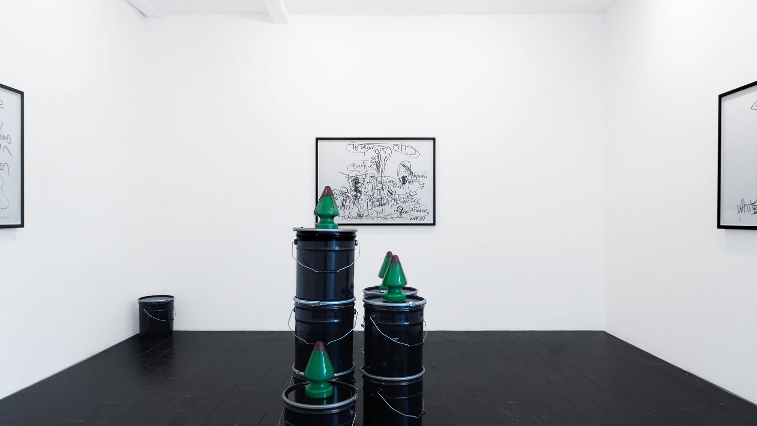 Paul McCarthy, 'Tree Green Plug Bottle Whisky Bucket Black' at UNION ...