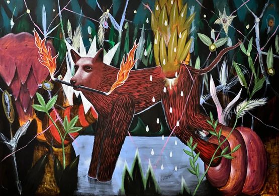 Bring The Fire, 2023 by Rodel Tapaya | Ocula