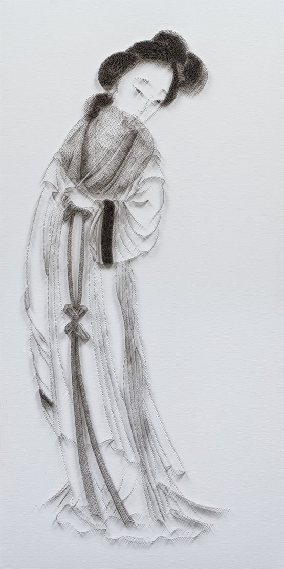 Imitating Lady With Fan by Anonymous, 2024 by Chen Chun-Hao | Ocula