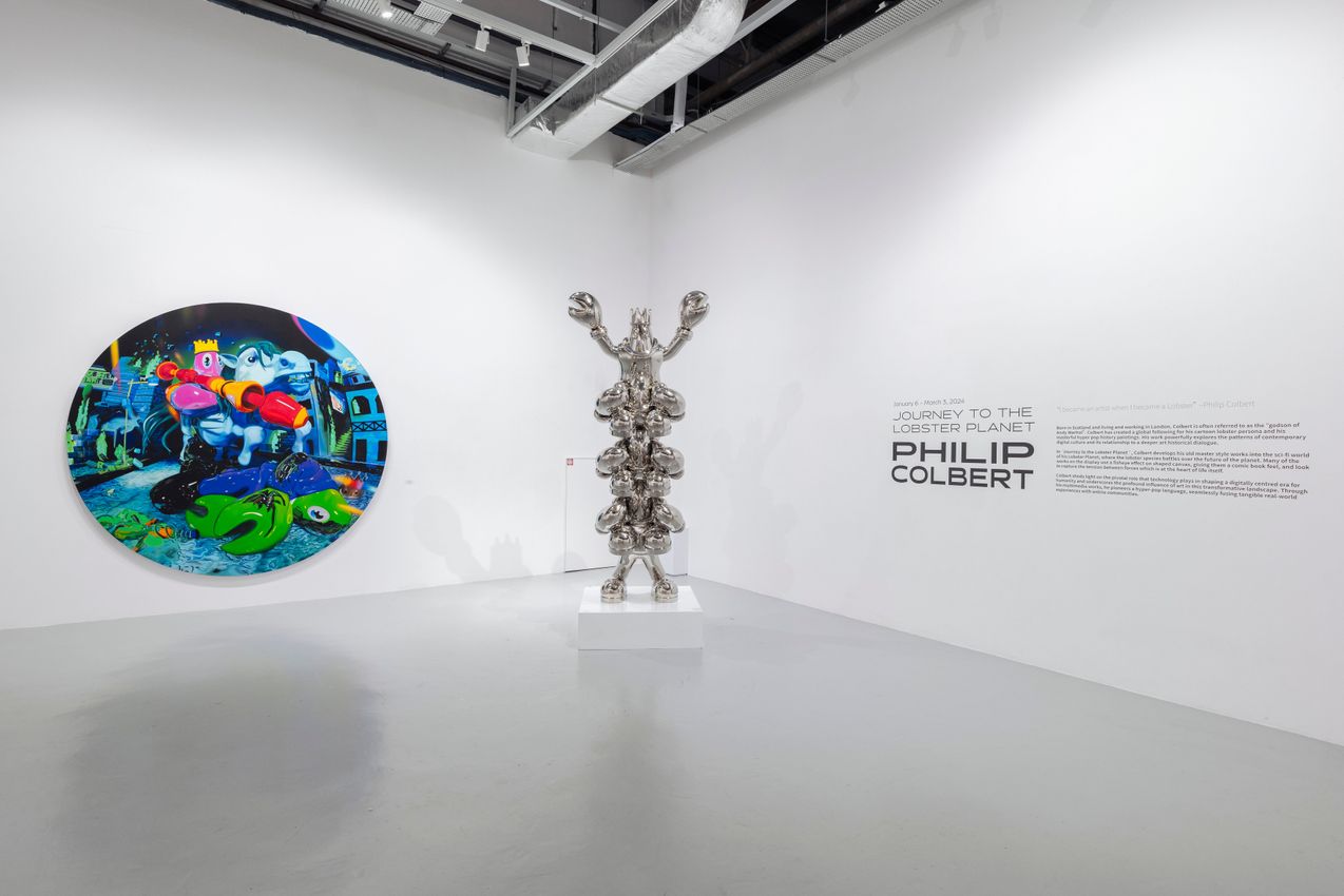 Philip Colbert, 'JOURNEY TO THE LOBSTER PLANET' at Whitestone Gallery ...
