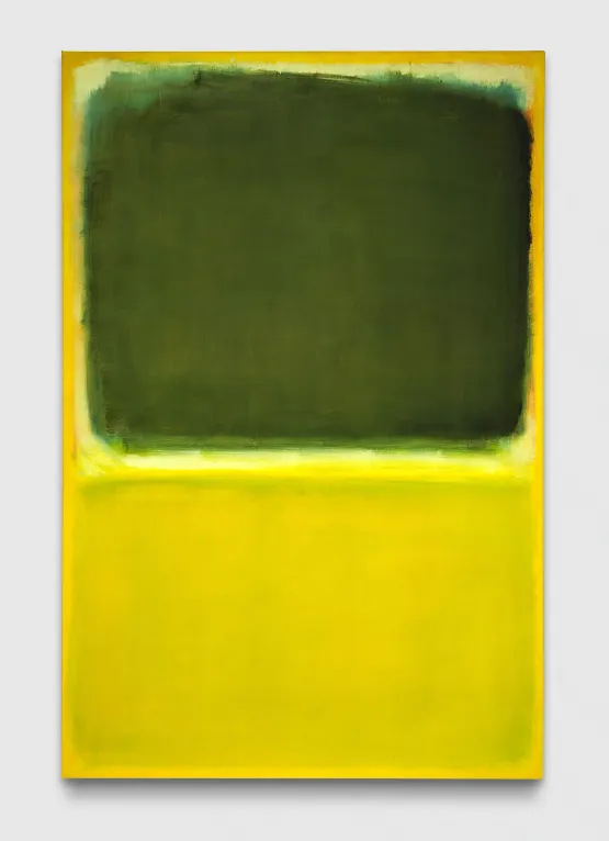 No. 16 {Green, White, Yellow on Yellow}, 1951 by Mark Rothko | Ocula