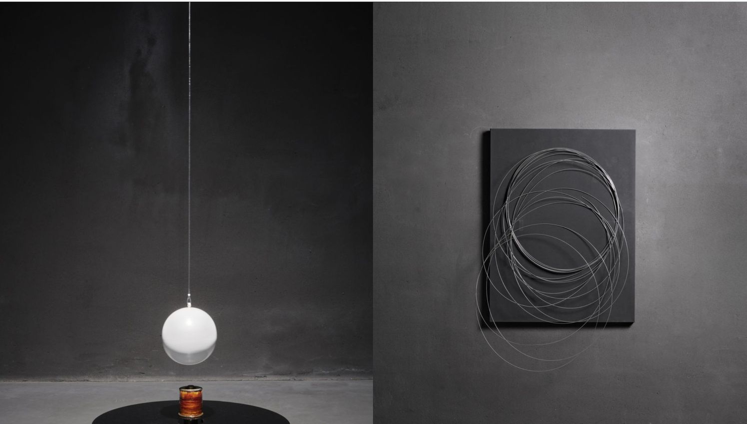 Vassilakis Takis, 'Boule Électromagnétique And Magnetic Wall' at Axel ...