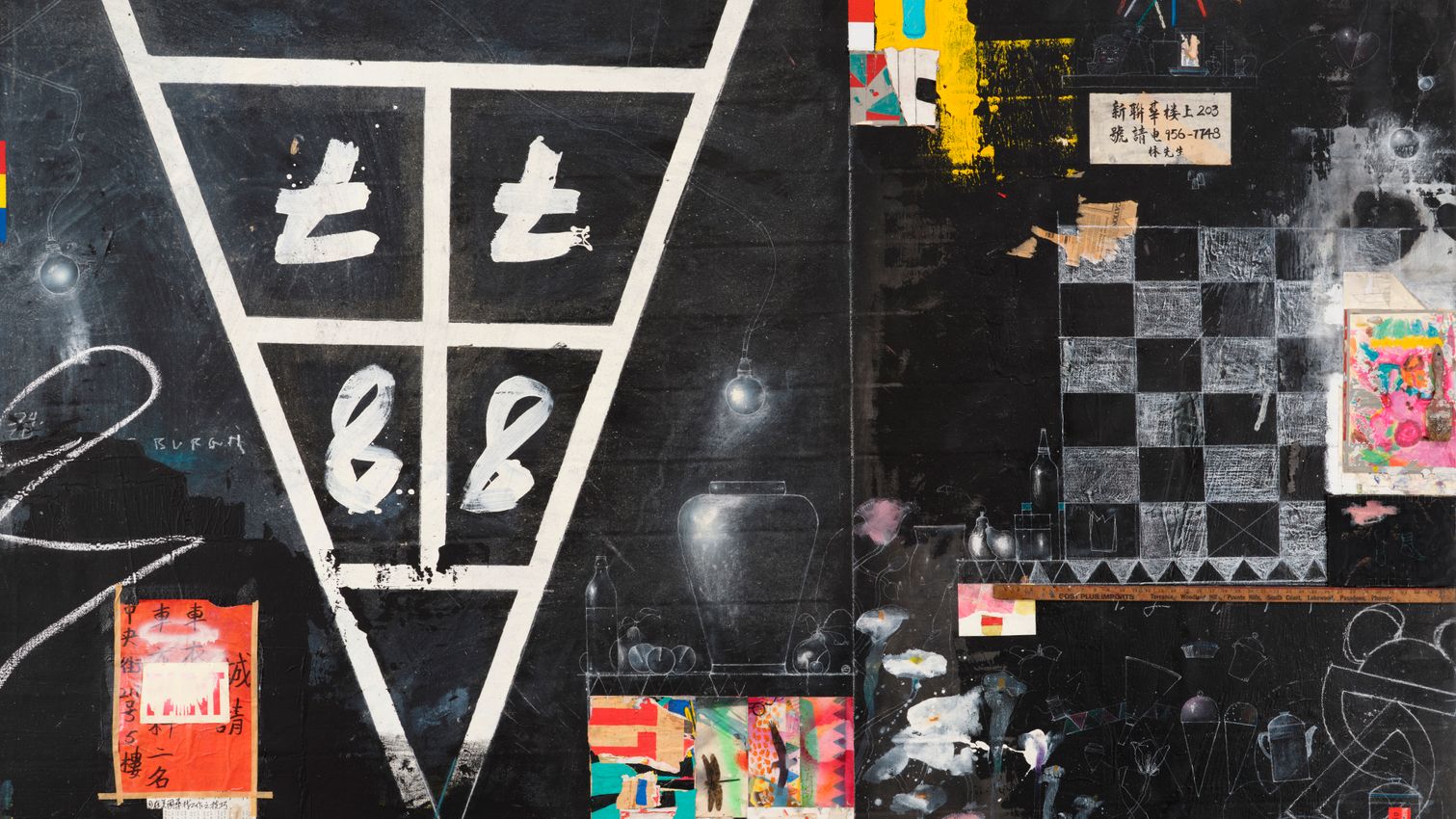 Raymond Saunders' Art For Sale, Exhibitions & Biography | Ocula Artist