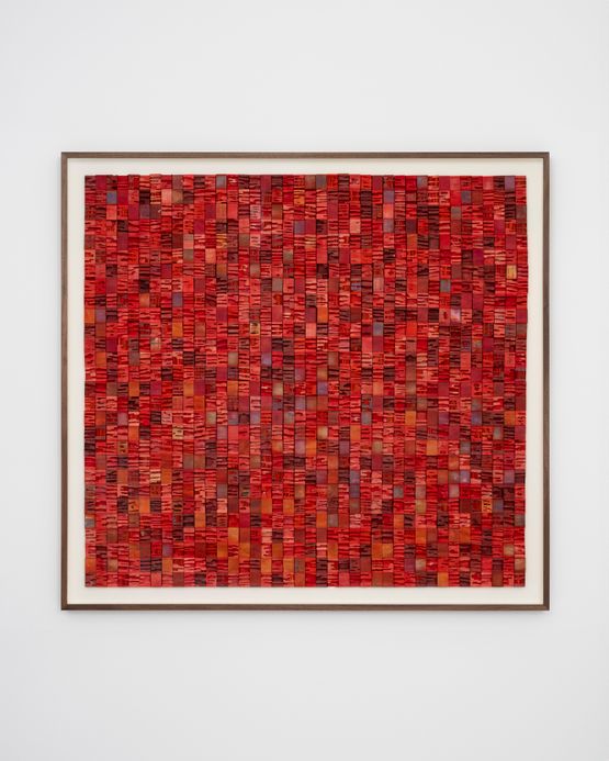 Among the Ruins, Silence (Red and Orange), 2025 by Antonio Tarsis | Ocula