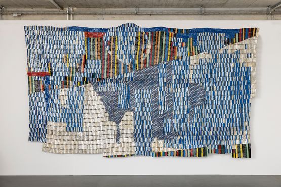 Untitled ( blue), 2023 by El Anatsui | Ocula