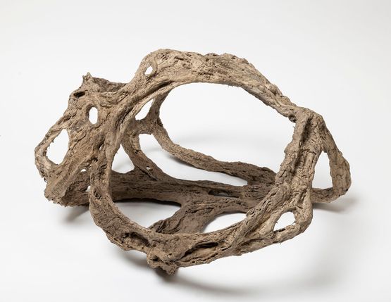 Untitled (burlap body piece with many holes) VII, 2024 by Mire Lee | Ocula