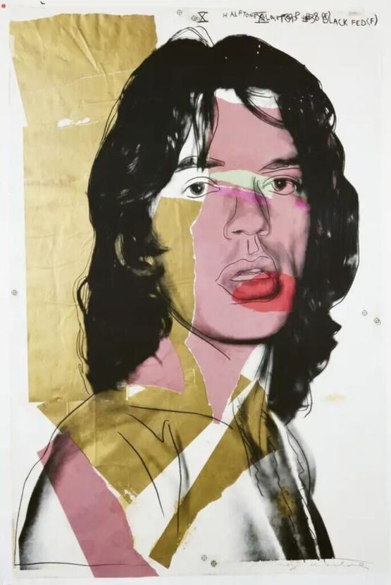 Mick Jagger - 1975, 2010 by Andy Warhol | Ocula