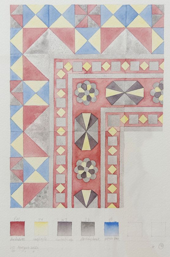 penang tiles iv, 2023 by Noor Mahnun (Anum) | Ocula