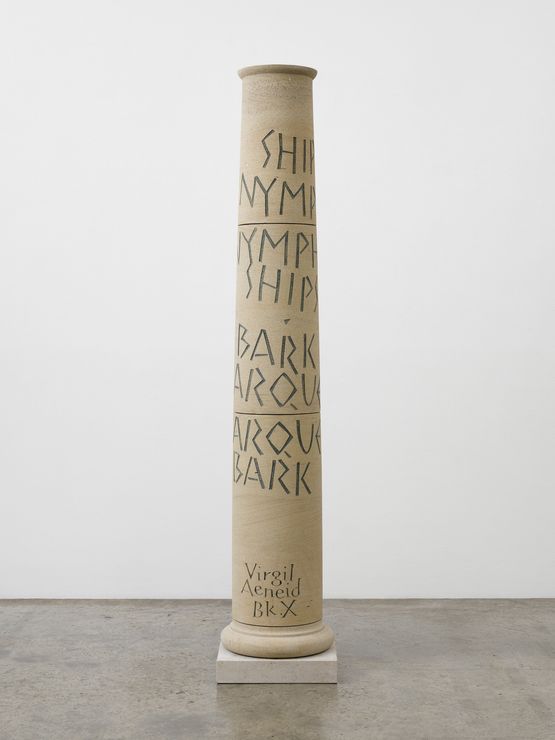 Ship / Nymph, 1999 by Ian Hamilton Finlay | Ocula