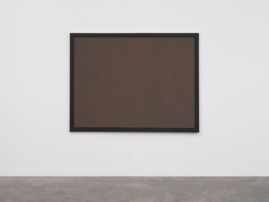 Brown with Black, 1978 by Peter Joseph, Acrylic on cotton duck, 157.3 x ...