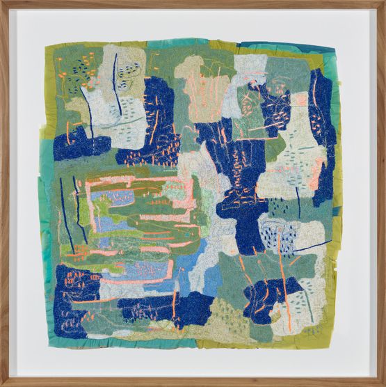 Sedimentary Wayfinding (process 4), 2024 by Amy Rusch | Ocula