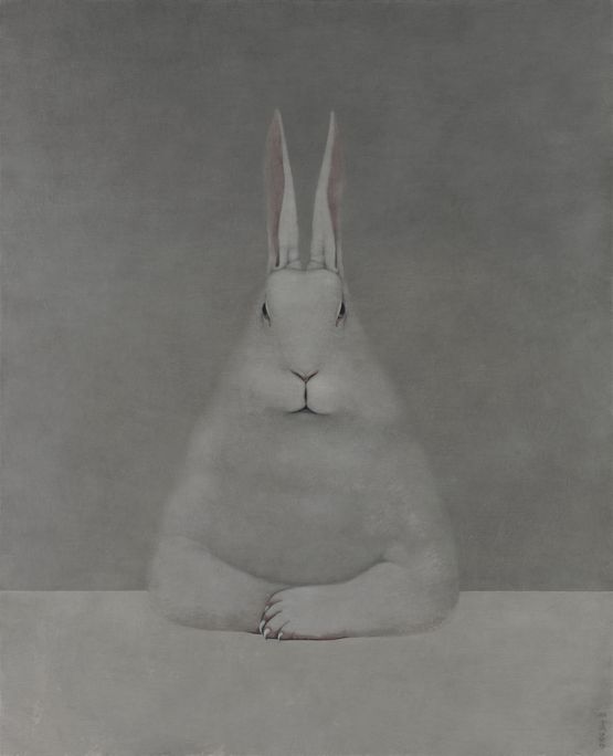 Rabbit at Desk, 2012 by Fan Shao | Ocula