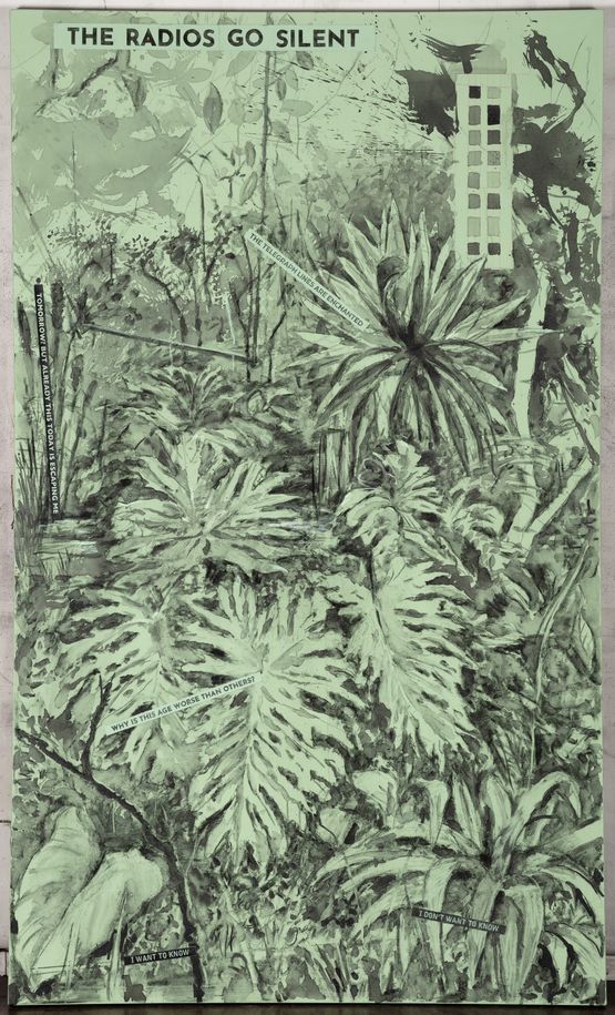 Drawing for The Great Yes, The Great No (The Radios Go Silent), 2024 by ...