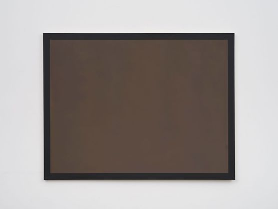 Brown with Black, 1978 by Peter Joseph, Acrylic on cotton duck, 157.3 x ...